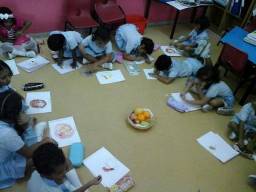 Young Minds Portrayed Still Life Sketch At Giis East Coast Campus