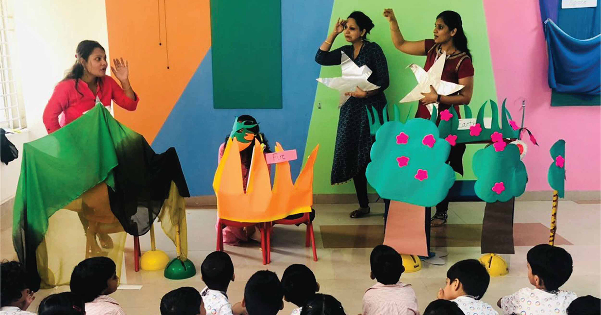 Moral Values Based Story Telling Session For Pre-Primary As Part Of ...