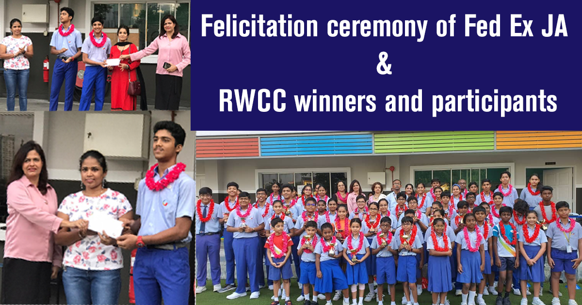 Felicitation Ceremony Of Fed Ex Ja & Rwcc Winners And Participants