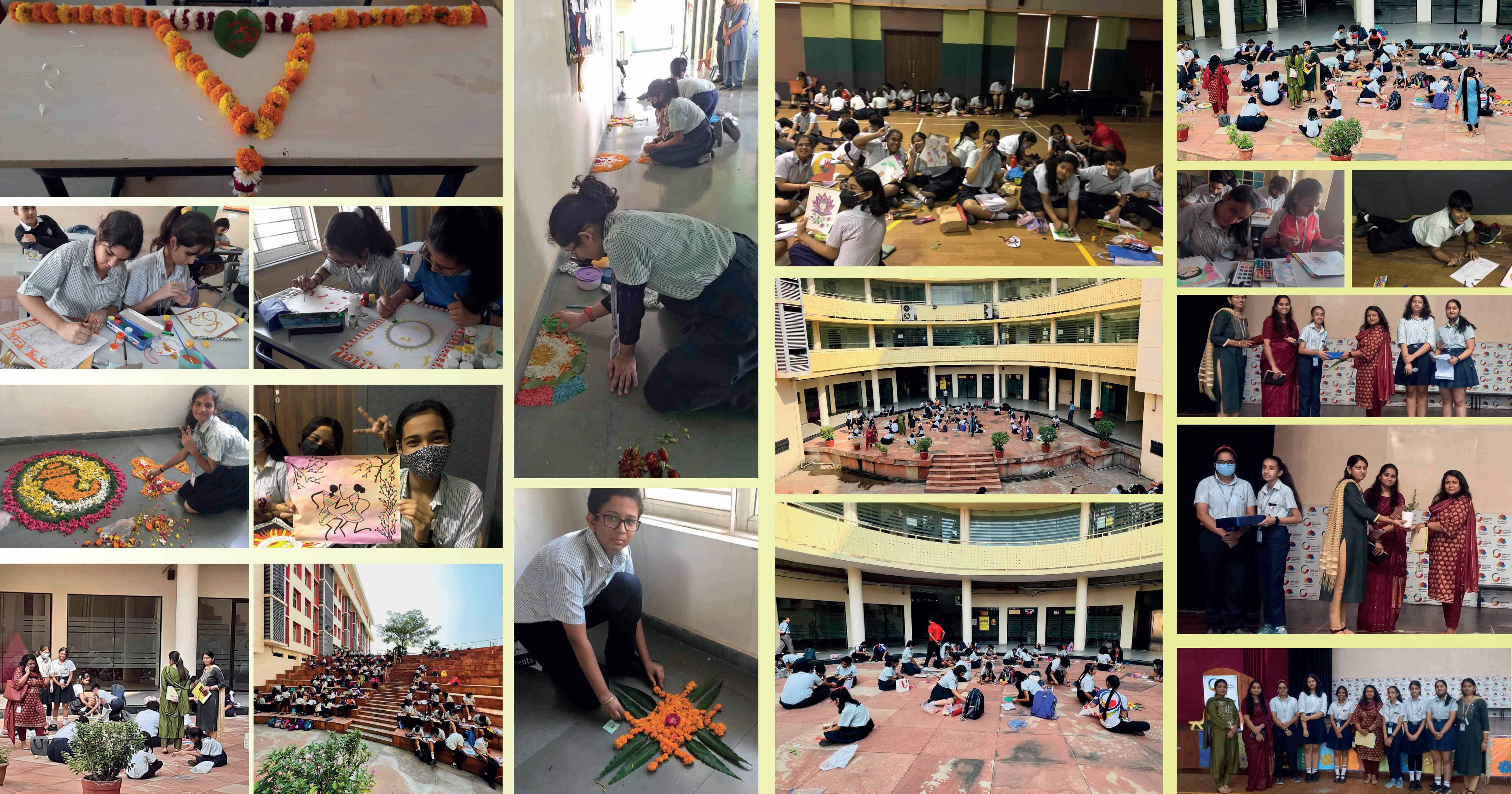 Kalangan – An Art Competition By Dharohar Club Students Of Giis Noida