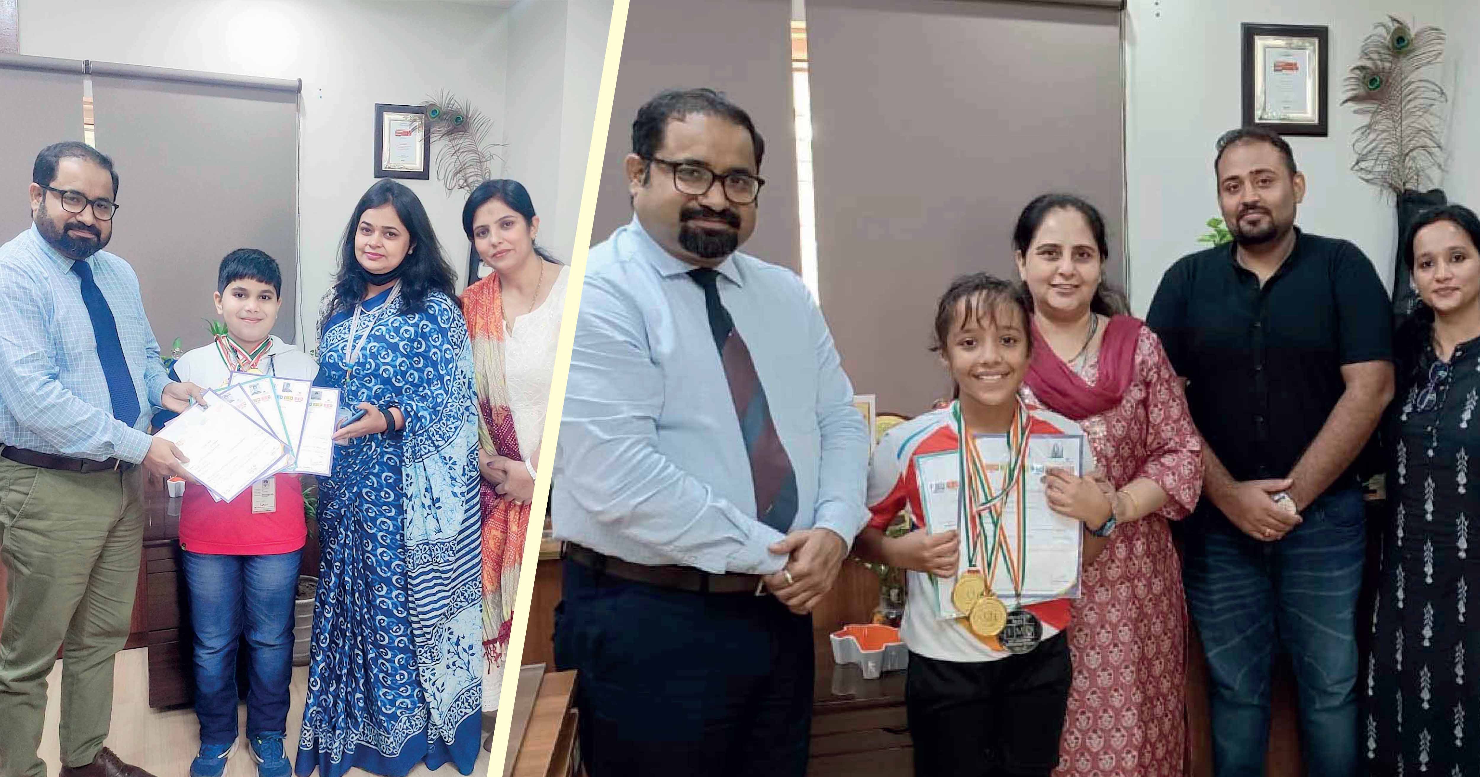 Giis Noida’S Extraordinaire Achievers - Nyshaa Bhatnagar And Aayan Tanvir