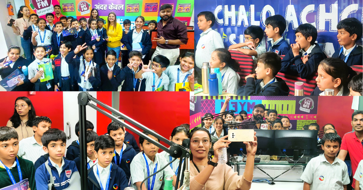 Giis Nagpur Students Explore The World Of Broadcasting At Myfm 94.3 Radio