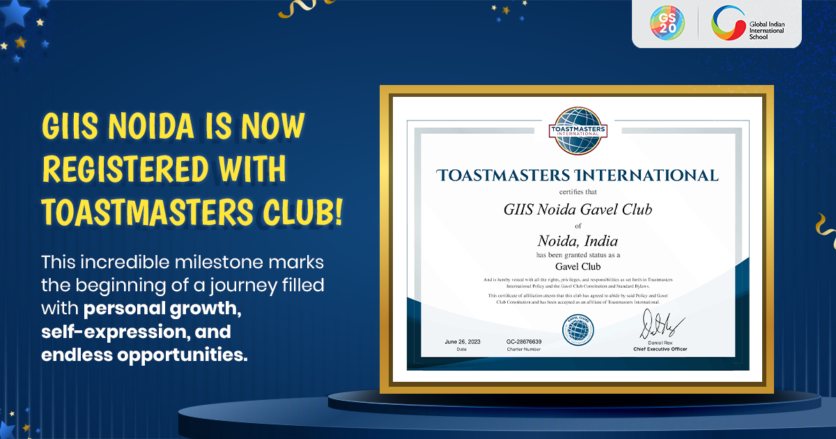 Empowering Young Leaders Of The Gavel's Club At Giis, Noida