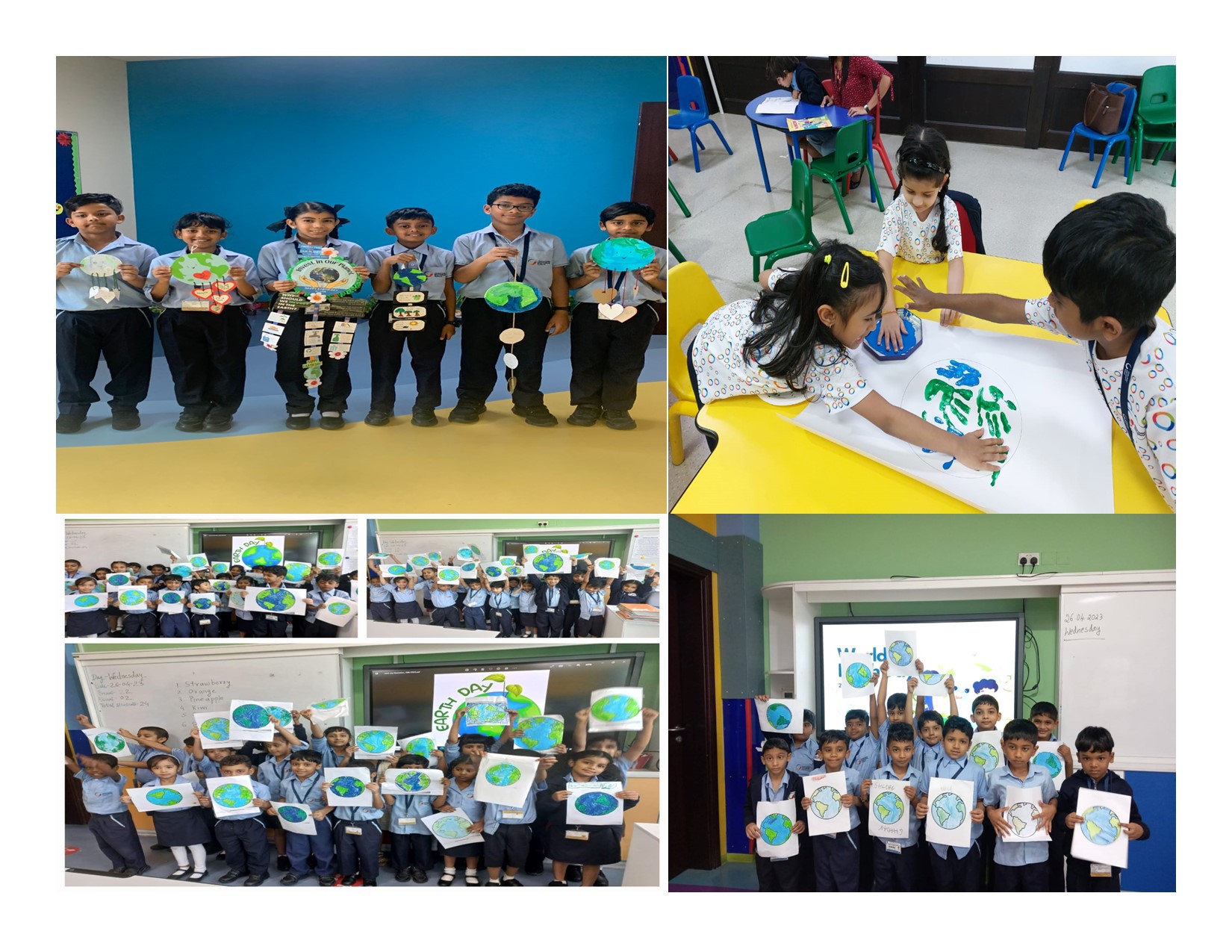 Kindergarten And Primary Grade Students Commemorated Earth Day Through ...