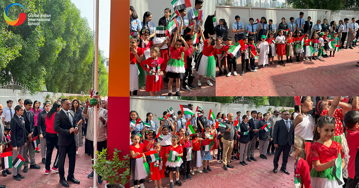 Uae Flag Day Celebration Unites Students In National Pride At Giis Dubai