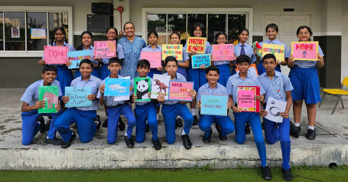 Class 8A Raises Awareness On Endangered Species Through Assembly
