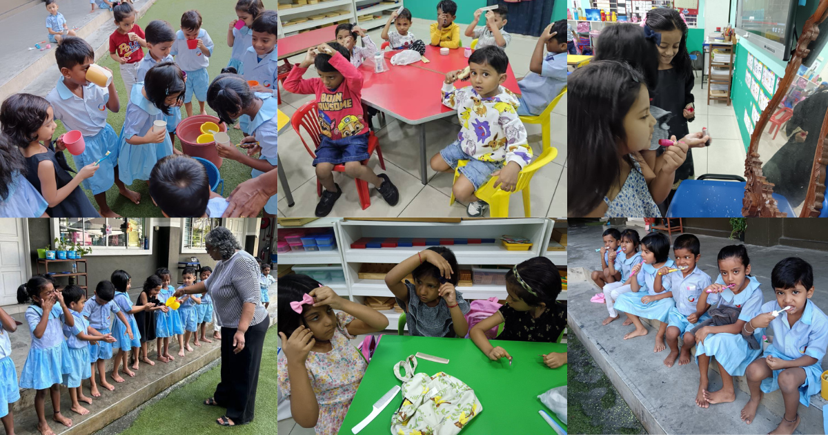 Kindergarteners Learn Self Care On 'Grooming Day'