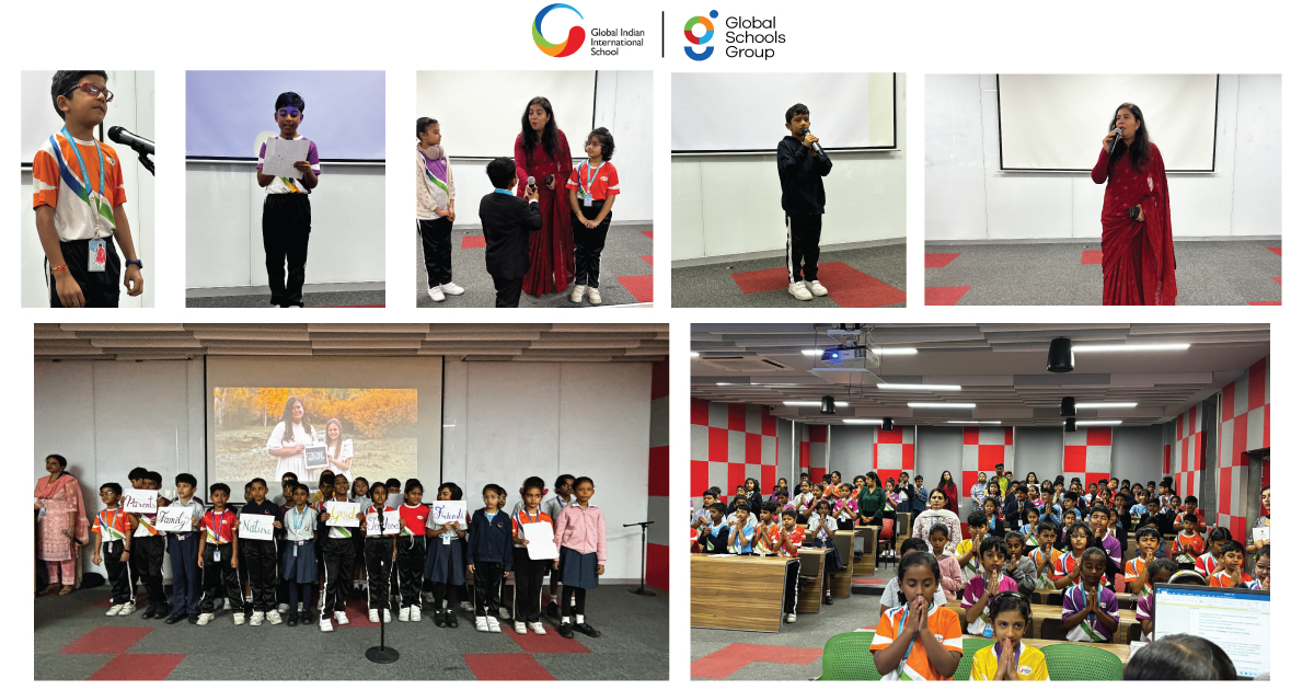 Giis Bannerghatta’S Grade 3B Hosts An Inspiring Assembly On Human ...
