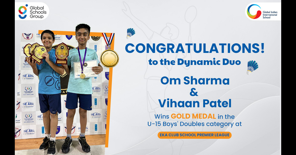 Giis Ahmedabad Shines Bright: Om Sharma And Vihaan Patel Win Gold And ...