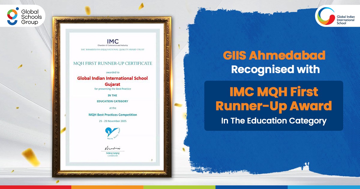 Giis Ahmedabad Honoured As Imc First Runner-Up In Education Category At ...