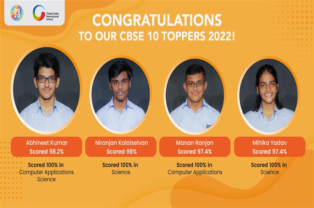 Exceptional Results By Cbse 10 Students In Boards, School Average Is 86.3%