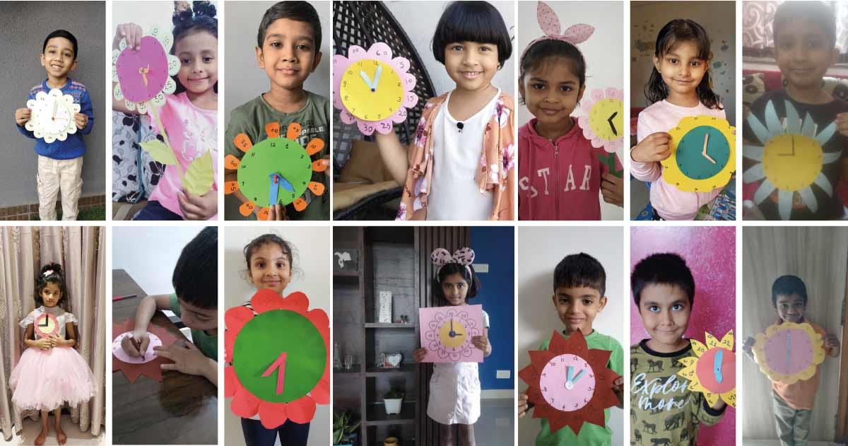 Pre-Primary Kids Learn Clock Mechanism In An Interesting Way