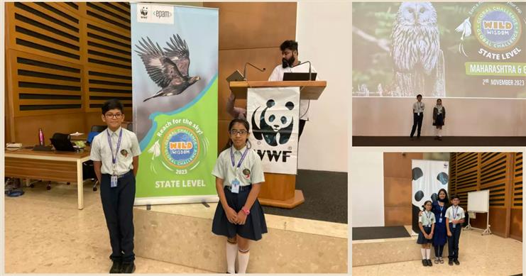 Giis Balewadi Students Shine In Wwf Challenge 2023