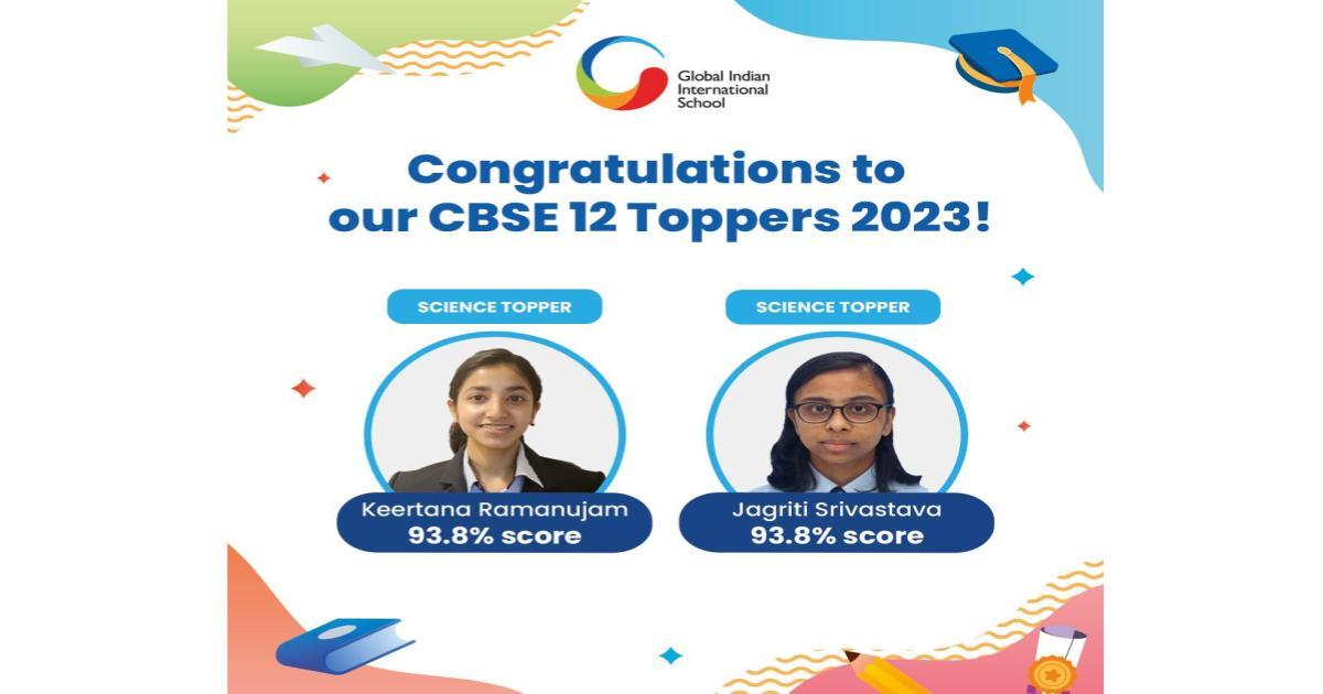 Giis Tokyo Students Pass With Flying Colours In The Cbse 12Th Board ...