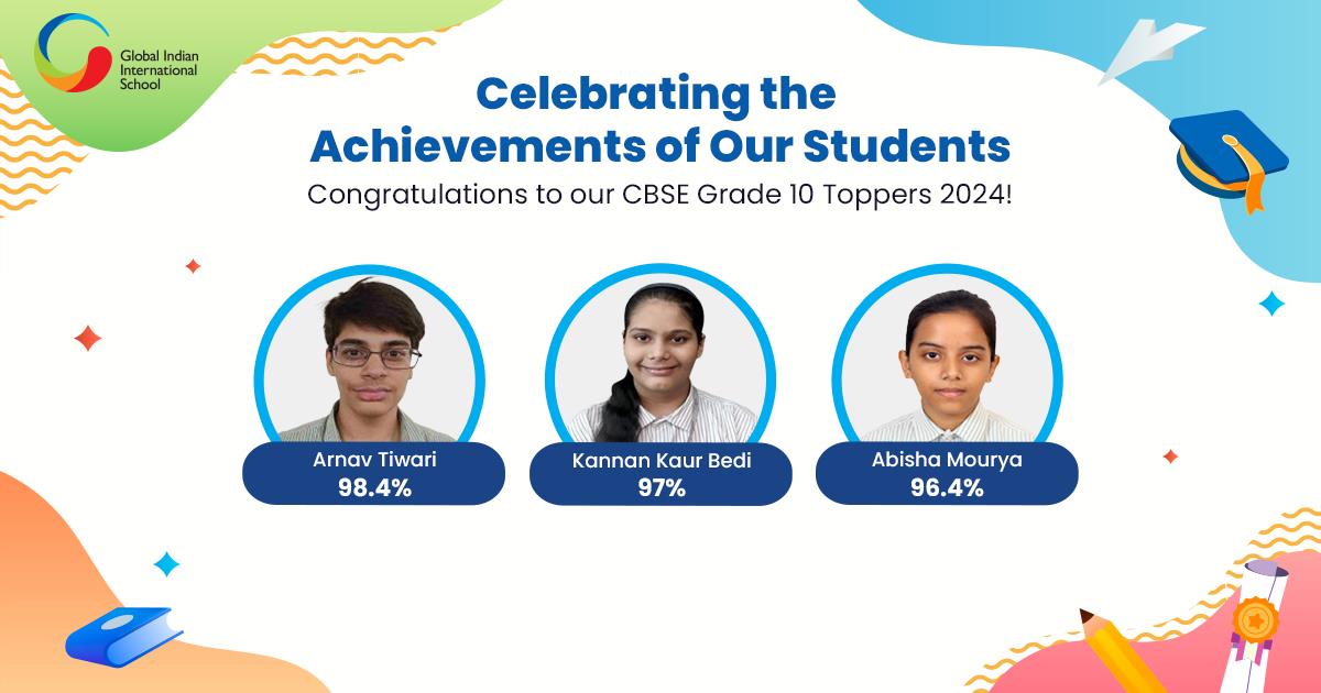 Arnav Tiwari Of Giis Noida Becomes Gsg Cbse Grade X Global Topper
