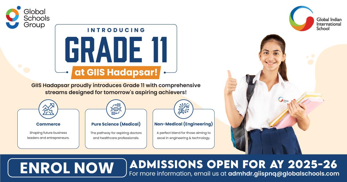 Giis Smart Campus Hadapsar Introduces Grade 11 For Ay 2025-26