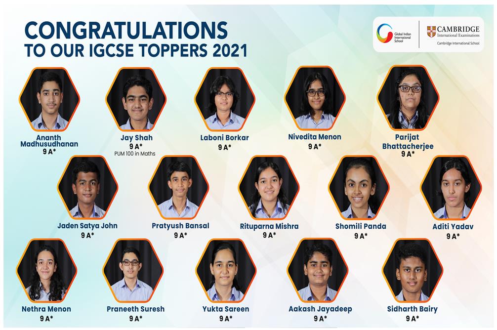 Historic Igcse Result For Giis With 26 A Toppers
