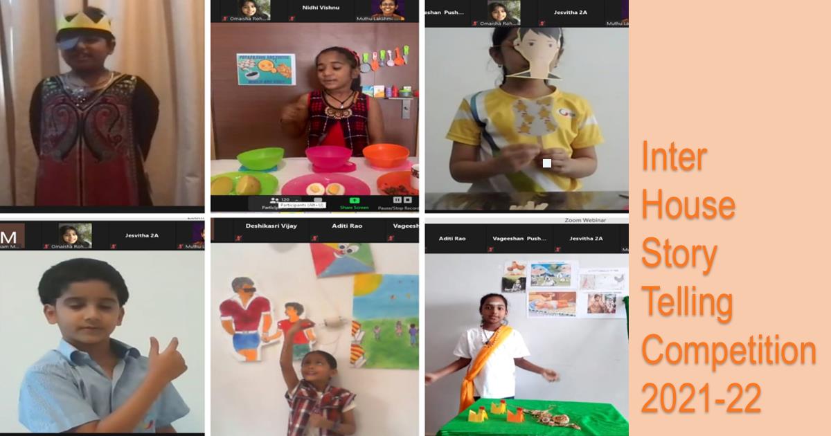 Inter House Story Telling Competition 2021-22