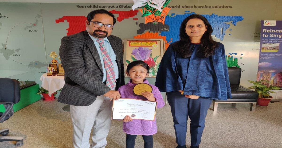 Li’L Prodigy Bags International Rank 1 In Logiqids Olympiad