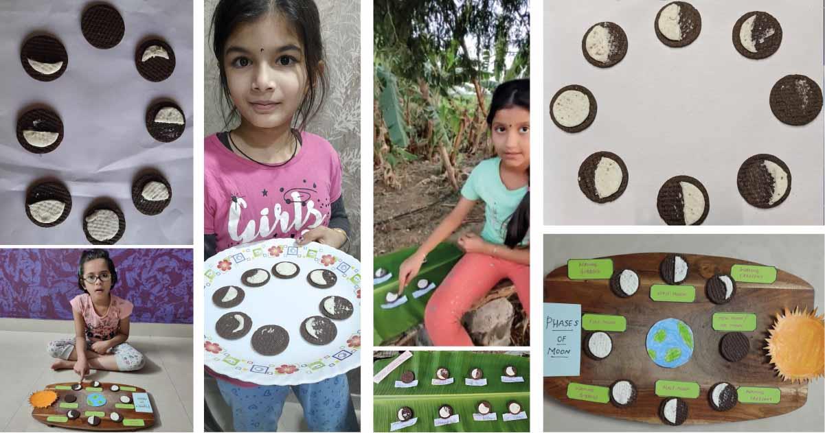 Students Learn About The Phases Of Moon With Oreo Biscuit