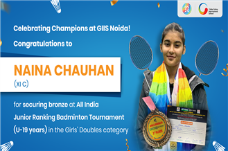 Naina Chauhan Of Giis Noida Makes Waves At The Transform Delhi State Raking Prize Money ...