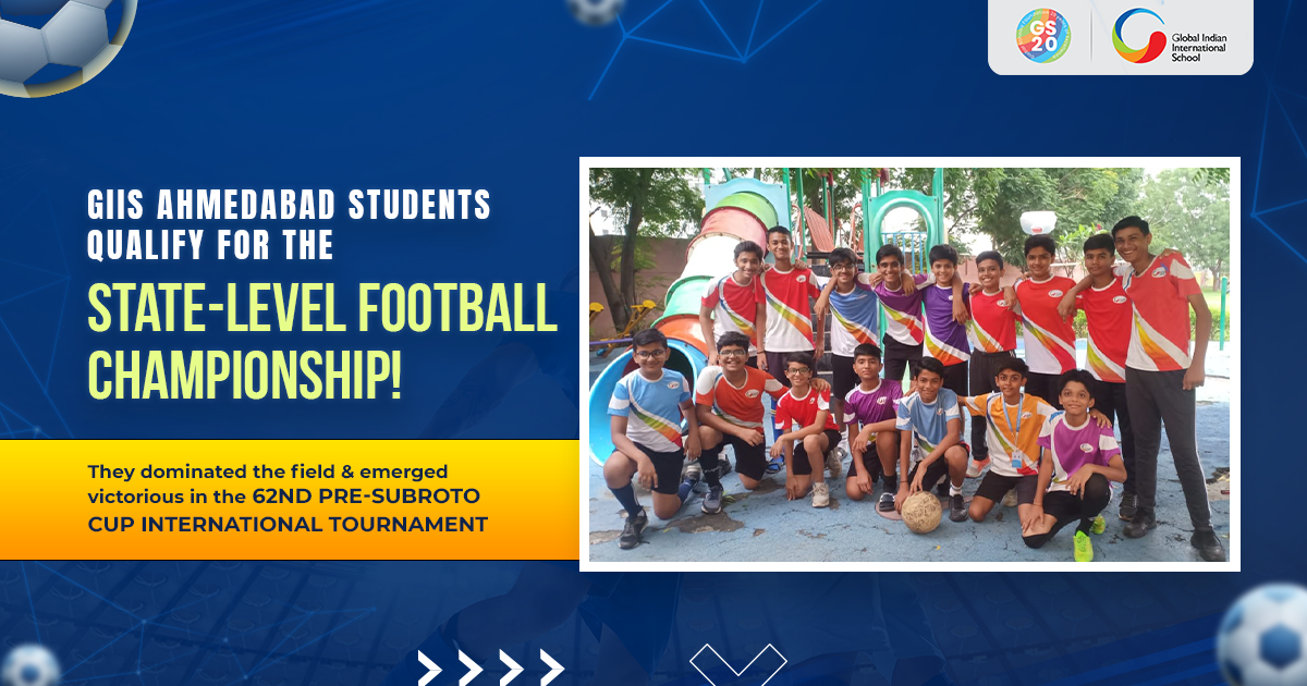 Giis Ahmedabad Students Qualifies For Pre-Subroto Cup International Football Tournament