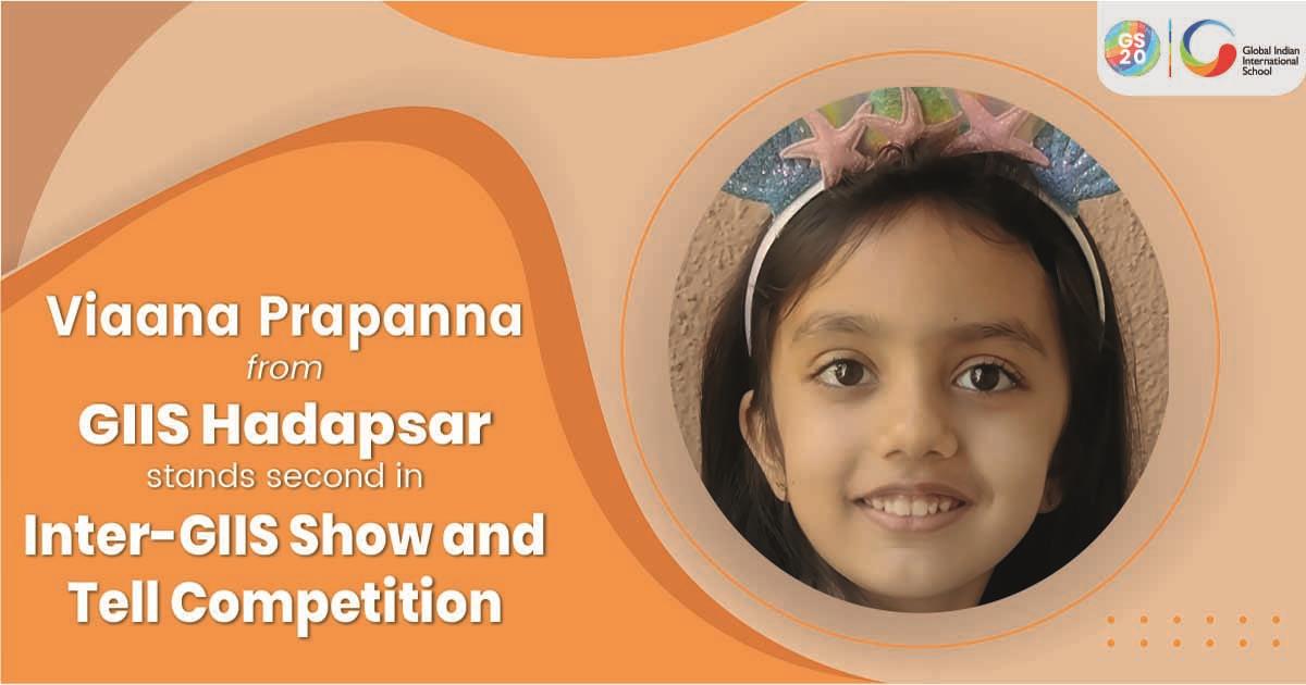 Viaana Prapanna From Giis Hadapsar Stands Second In Inter-Giis Show ...